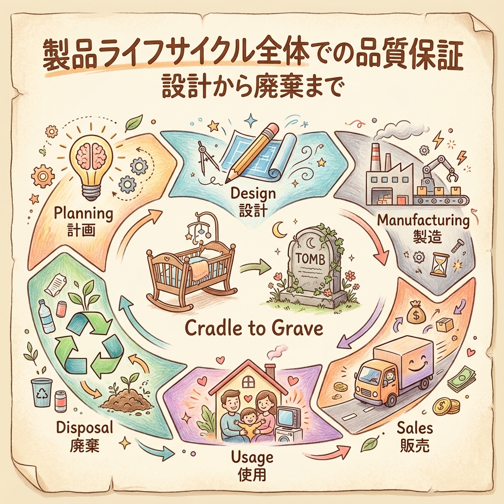 【QC検定1級】製品ライフサイクル全体での品質保証｜設計から廃棄まで - soloblog